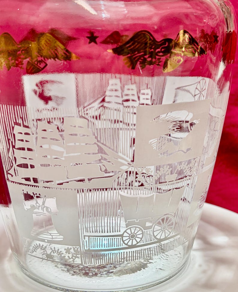 VINTAGE Anchor Hocking "colonial Days" Pitcher | Mid-century Modern ...