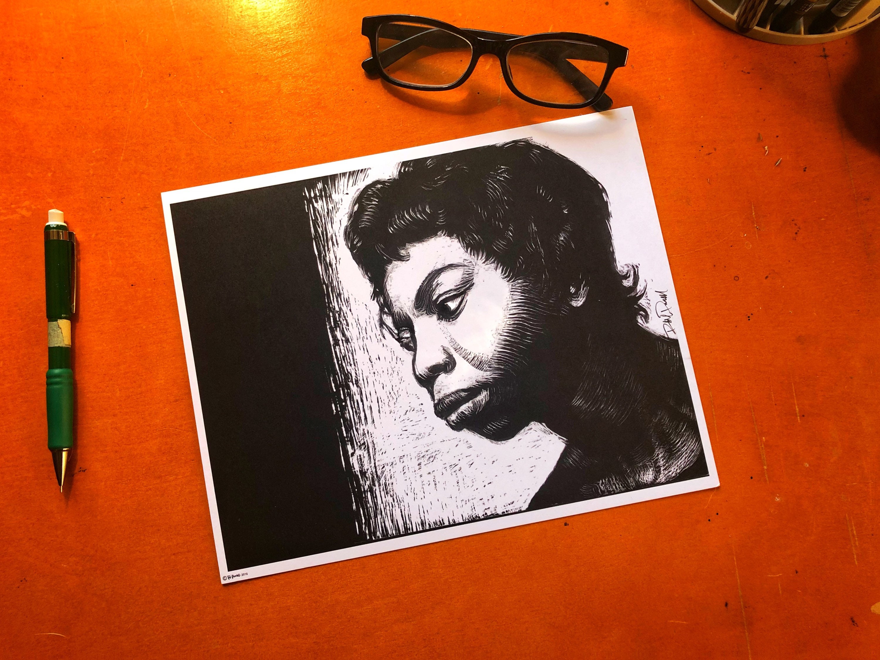 Nina Simone 8X10 Signed Print - Etsy