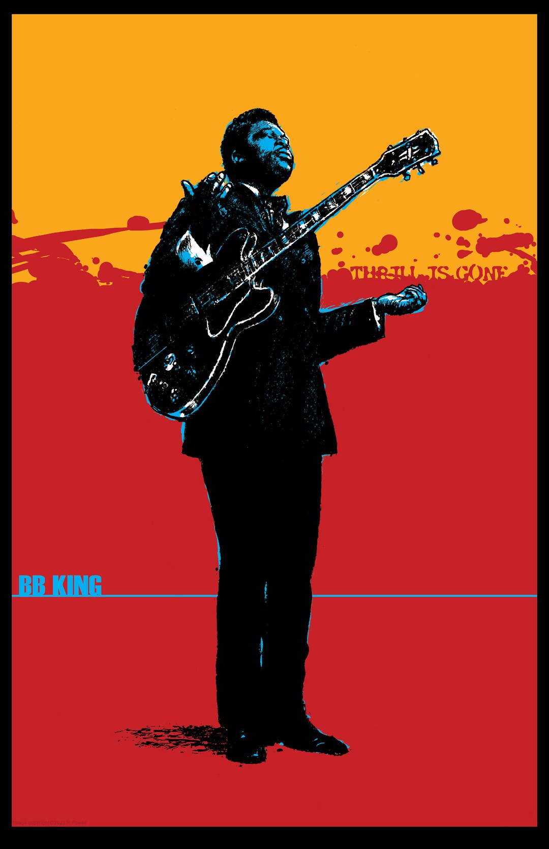 BB King 11X17 Signed Print - Etsy
