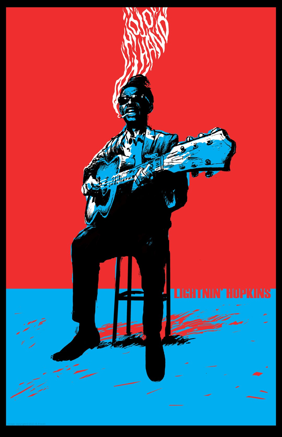 Lightning’ Hopkins 11X17 Signed Print - Etsy UK