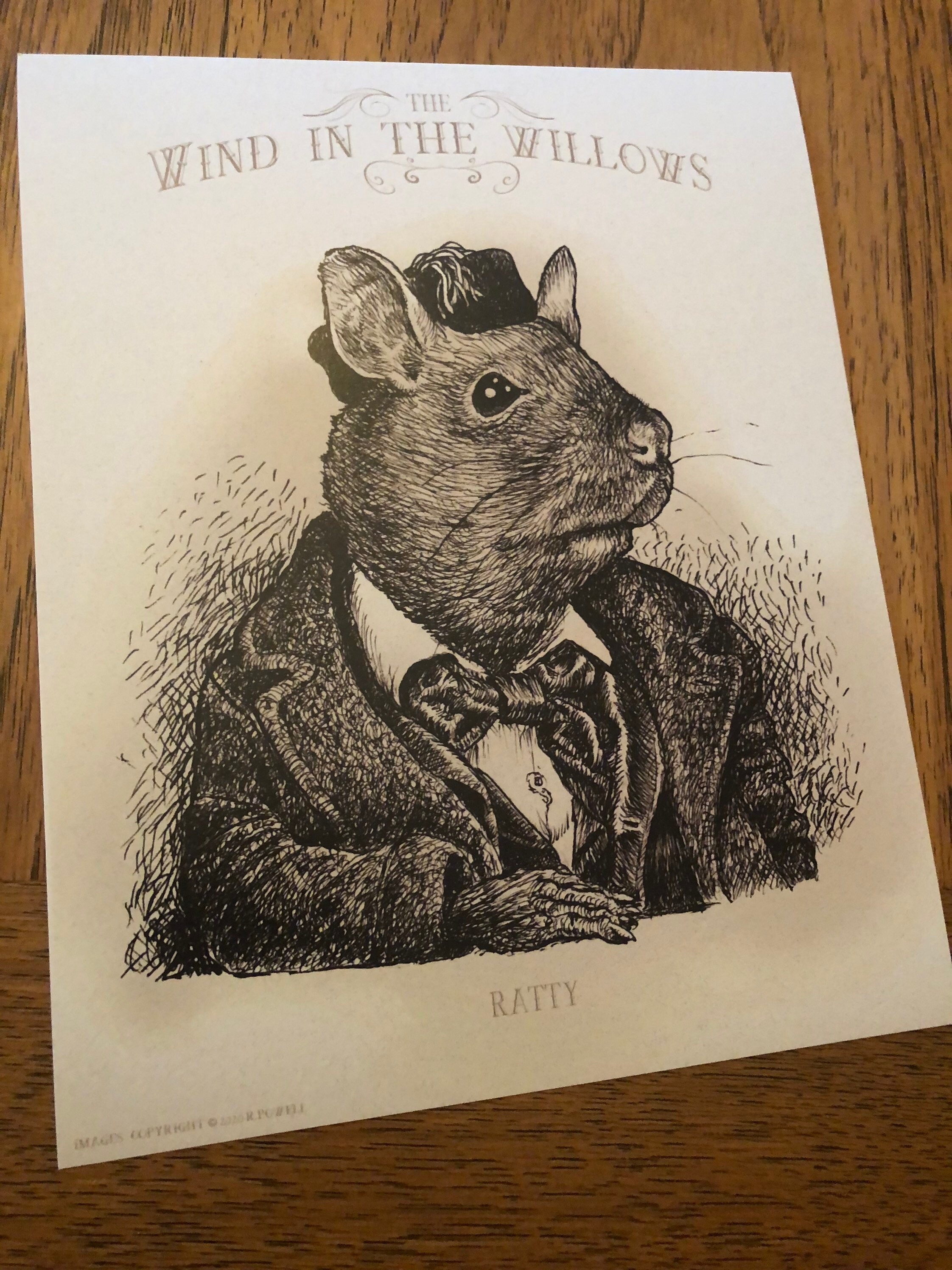 Ratty 8X10 Signed Print - Etsy