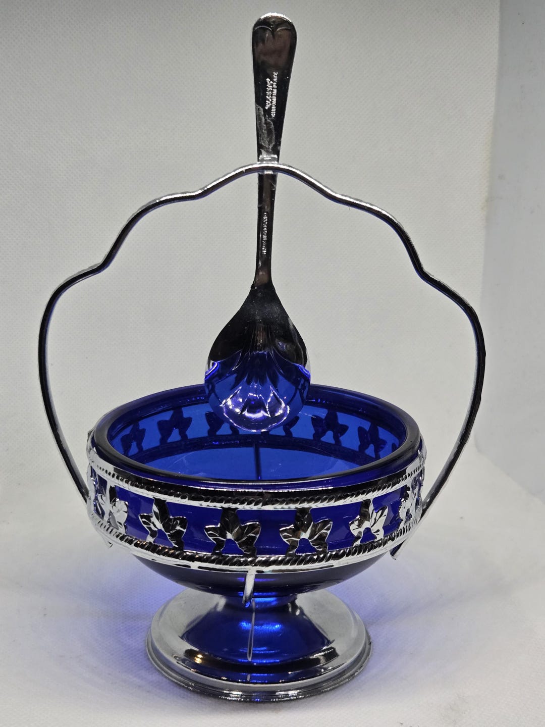 Vintage Colbart Blue Sugar Serving Bowl - Etsy