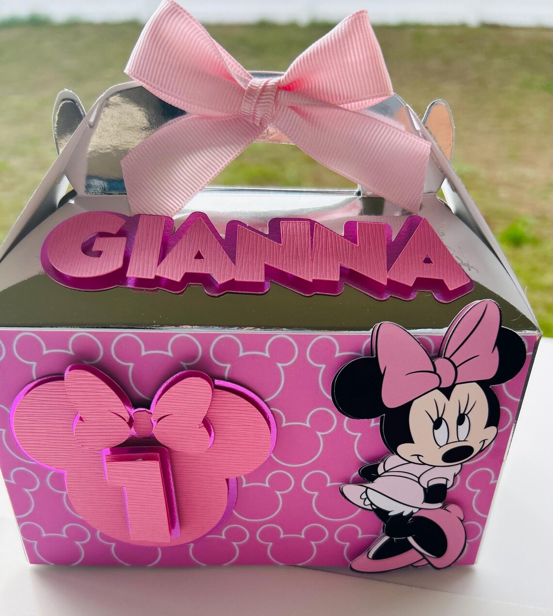 Minnie Mouse Party Box – Personalized Birthday Decoration . - Etsy