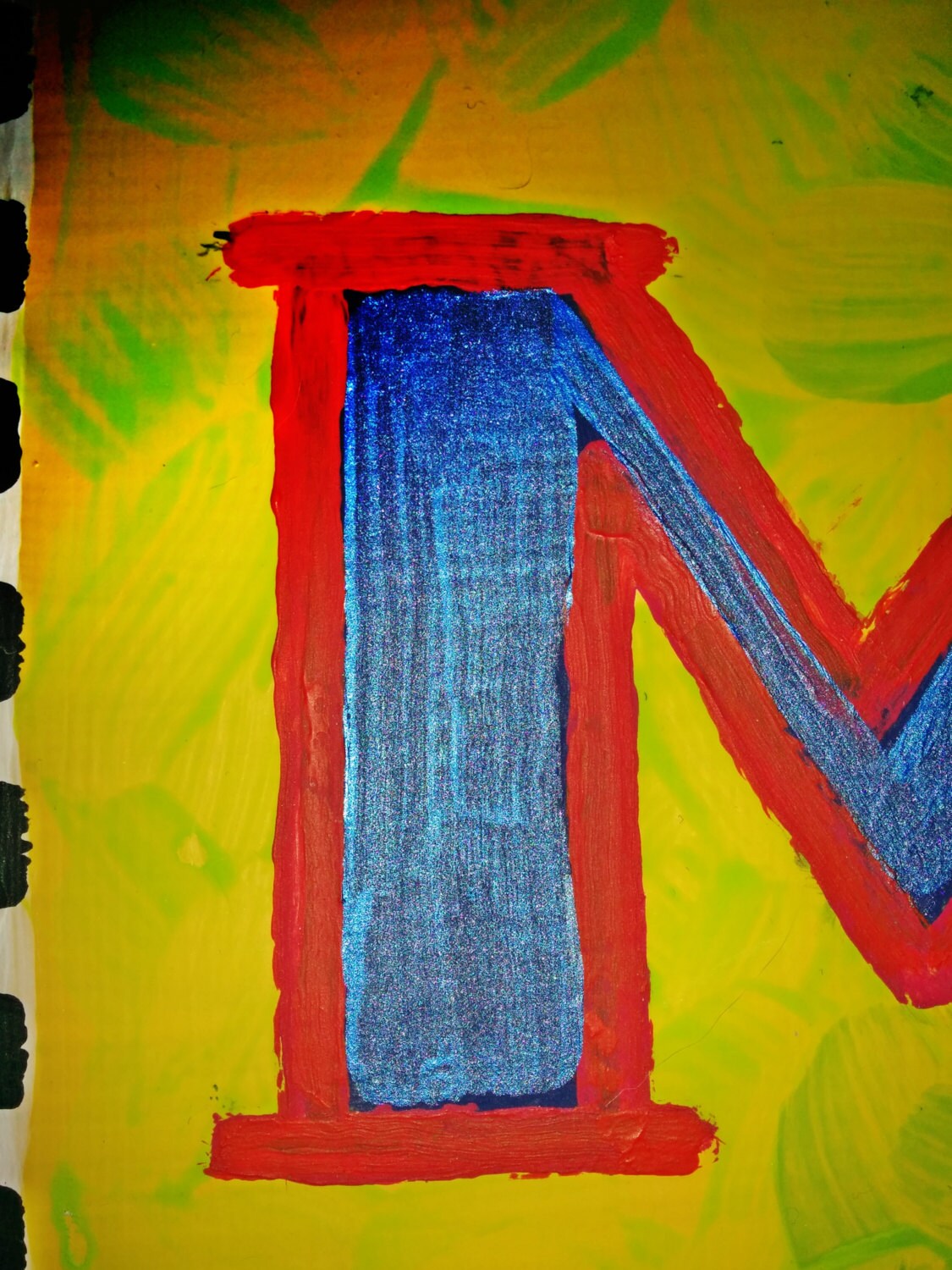 Custom Little Acrylic Letter Paintings - Etsy