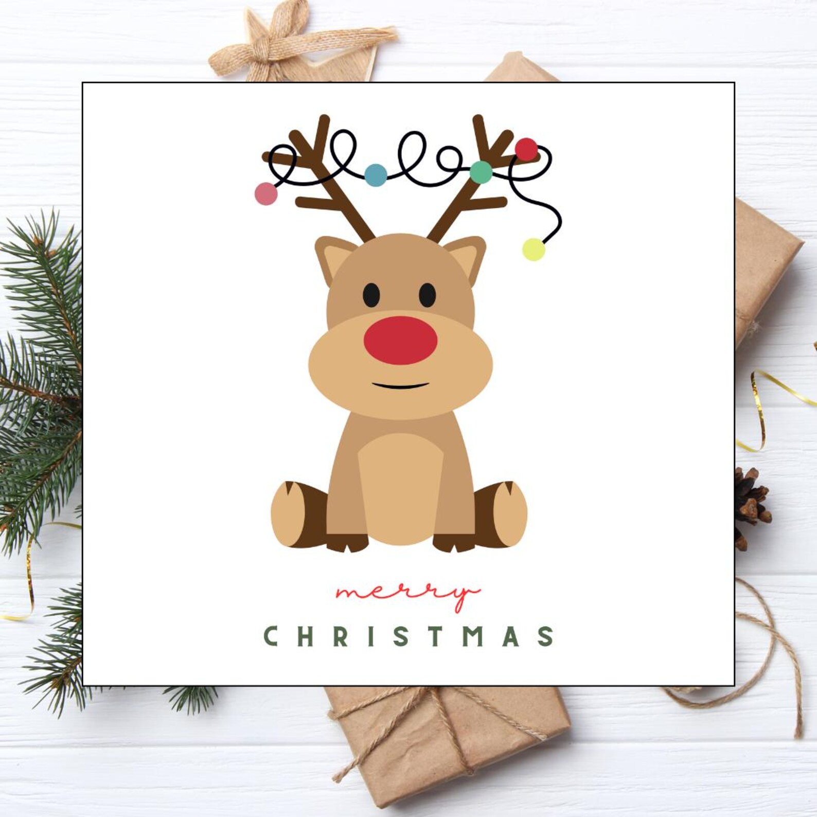 30 Printable Christmas Cards Bundle | DIY Digital Download Prints (PNG ...