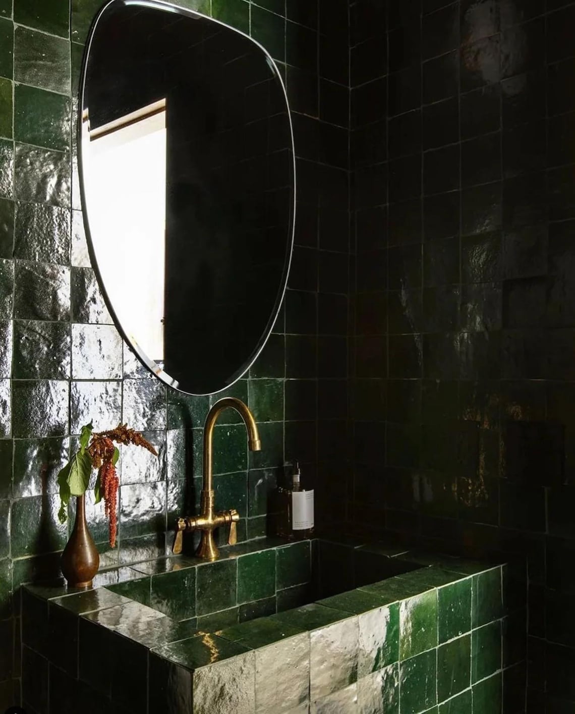 Moroccan Dark Green Zellige – Luxury Handmade Tile for Kitchens ...