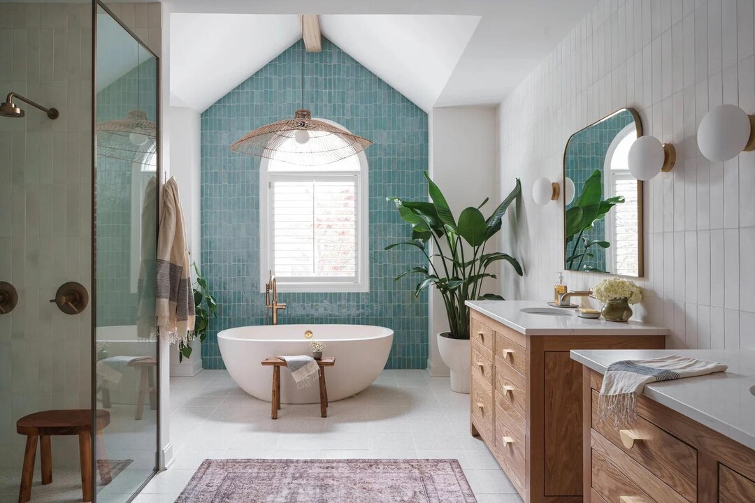 Mediterranean Blue Bejmat Zellige Tiles – Handmade Moroccan 6x2” | Wall ...