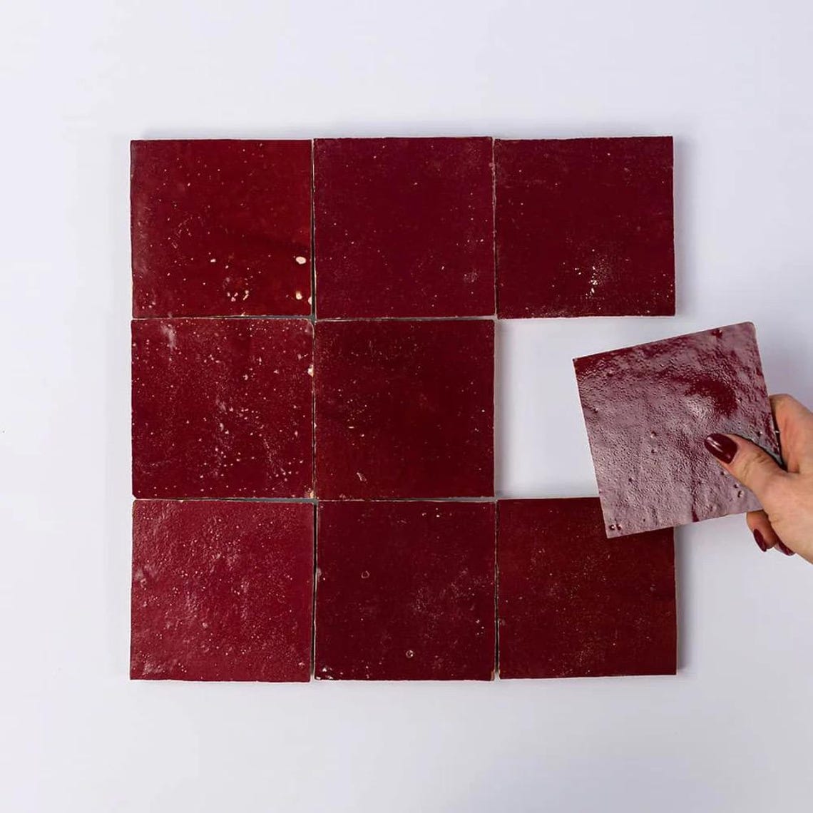 Authentic Moroccan Zellige • Handmade Tiles • Multi-use Decor ...