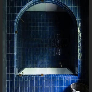 NIGHT BLUE Moroccan Tile Set – 2×6 Zellige Bejmat for Accent Walls ...