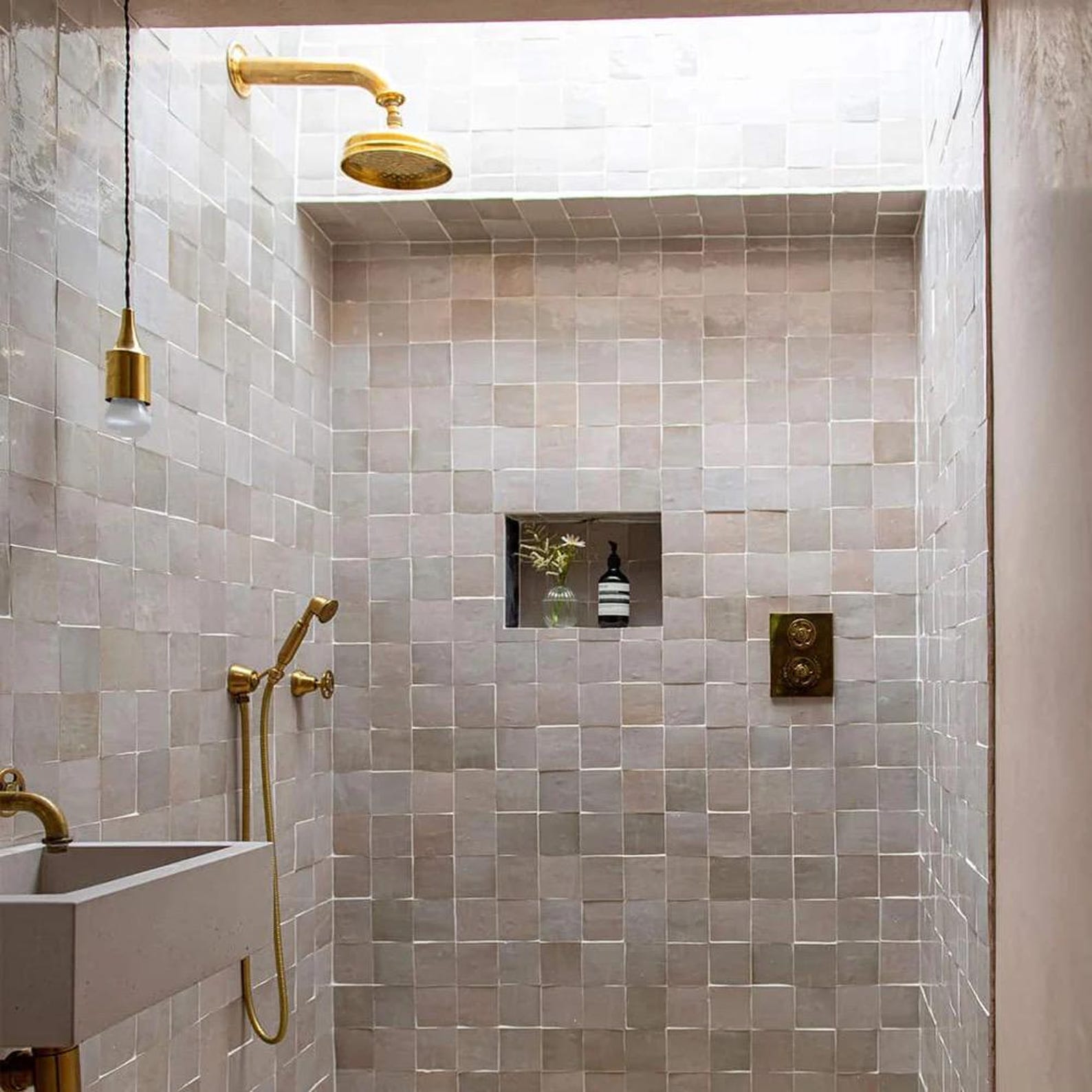 Moroccan Zellige Tiles | Handmade Square Tiles for Wall, Floor, Kitchen ...