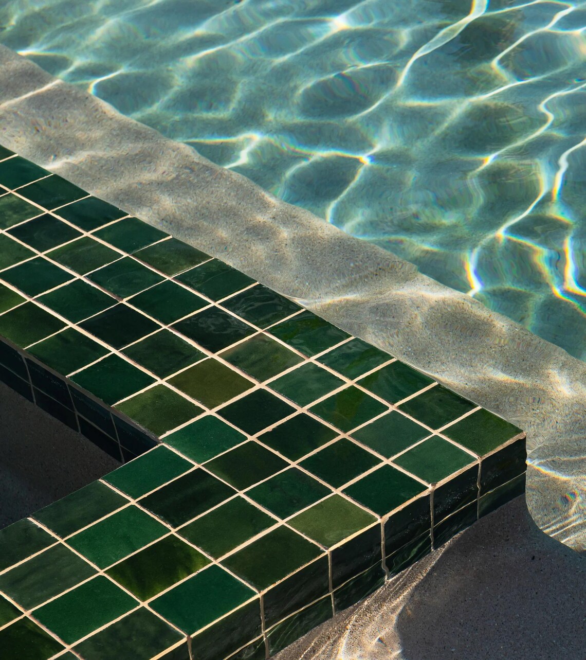 Moroccan Dark Green Zellige – Luxury Handmade Tile for Kitchens ...