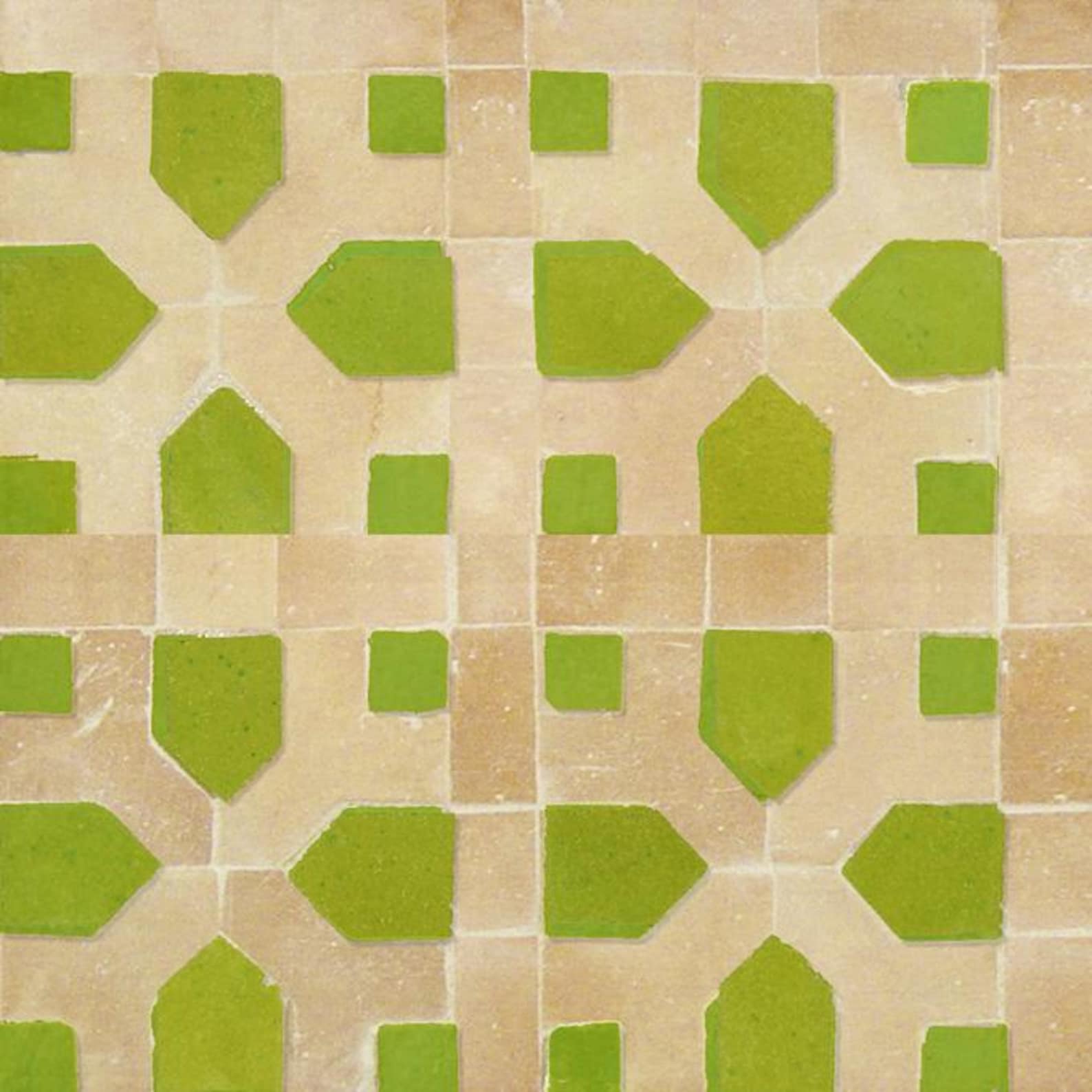 Handmade Moroccan Wall Tile • Zellige Panel • Personalized Colors for ...