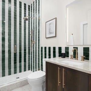 Emerald Green Zellige Tiles 4x4 - Handmade Moroccan Mosaic - Etsy