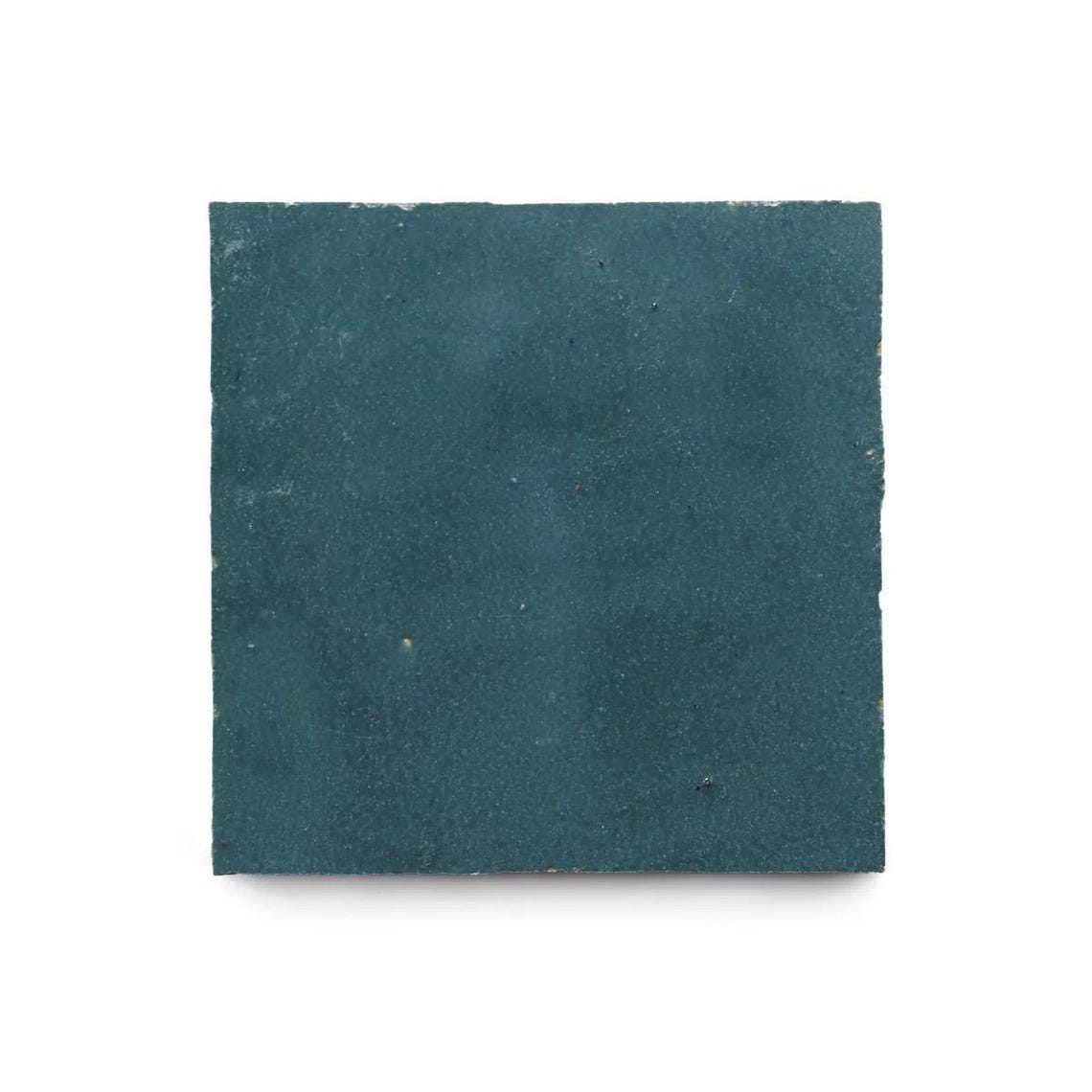Aegean Blue Zellige Tiles 4x4” – Handmade Moroccan Tiles for Kitchen ...