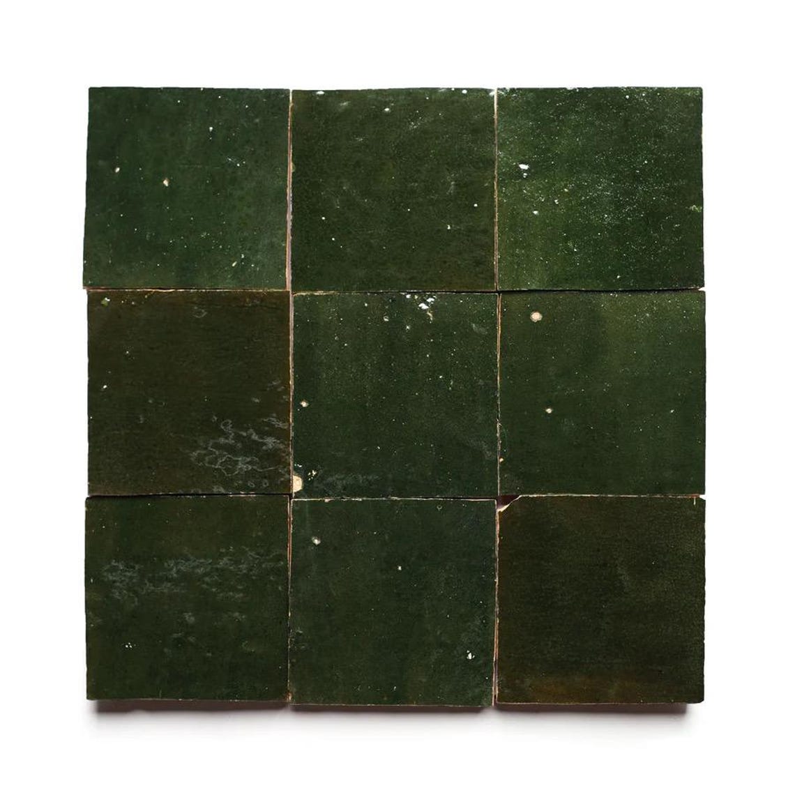 Moroccan Dark Green Zellige – Luxury Handmade Tile for Kitchens ...