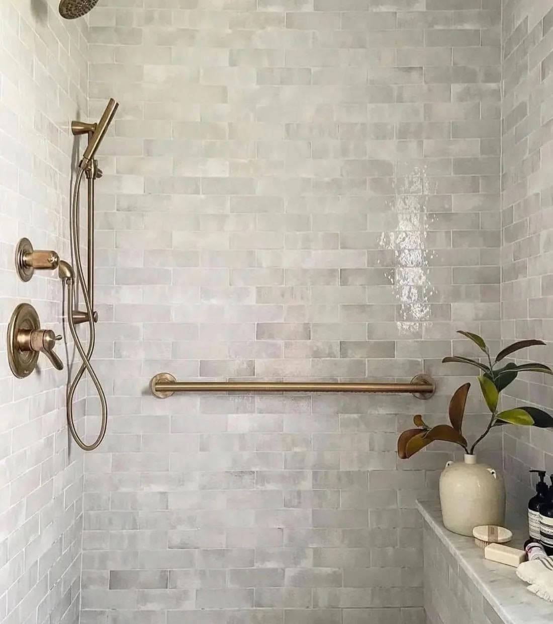 Zellige Bejmat 6x2” Tiles – Natural Clay | Interior Décor | Bathroom ...