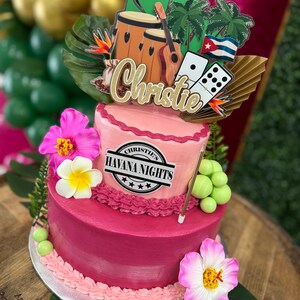 Havana Nights Cake Topper - Etsy