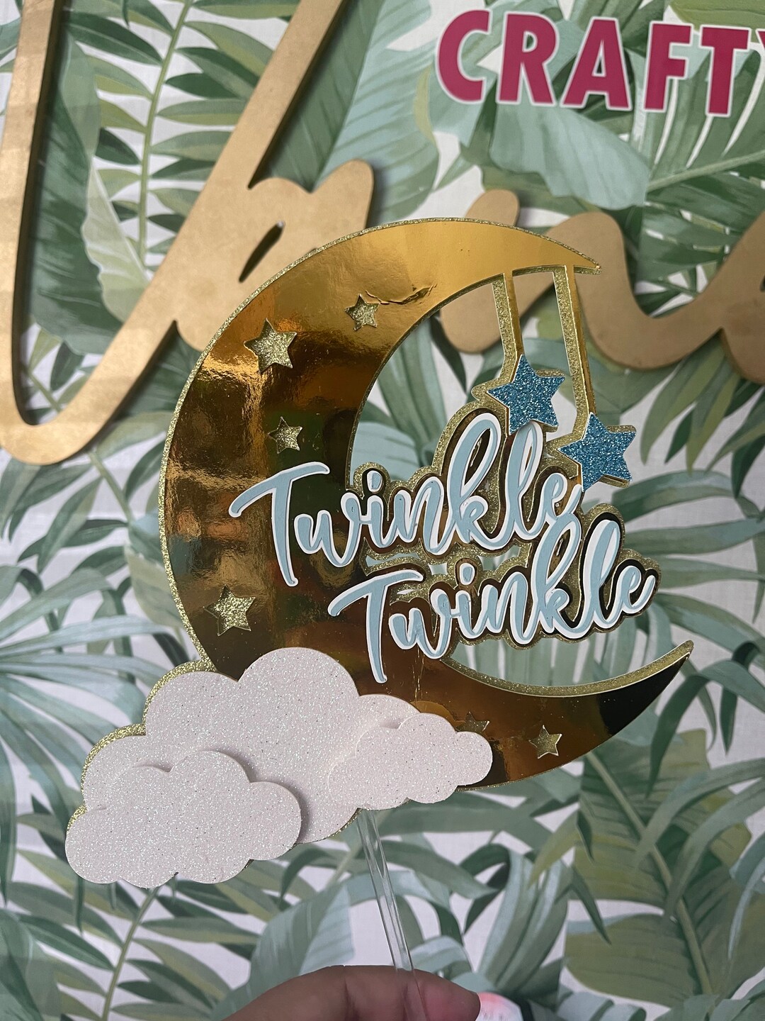 Twinkle Twinkle Little Star Cake Topper - Etsy