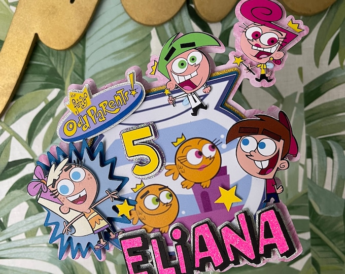 Fairly Odd Parents Cake Topper - Etsy
