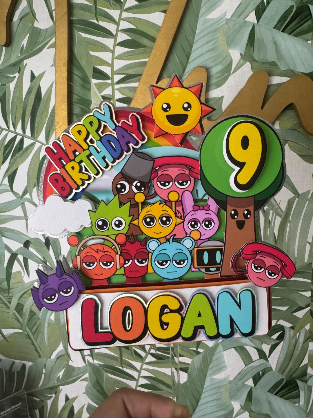 Sprunki Cake Topper - Etsy