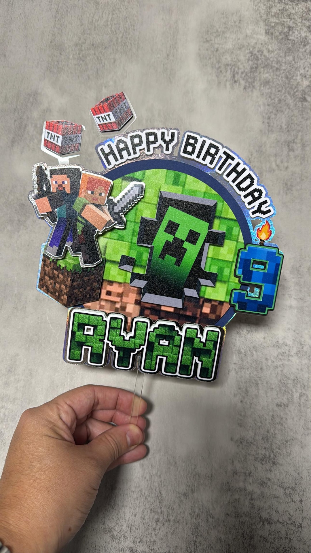 Digital Gaming Cake Topper - Etsy