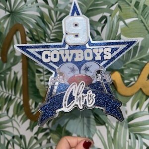 Cowboys Cake Topper - Etsy