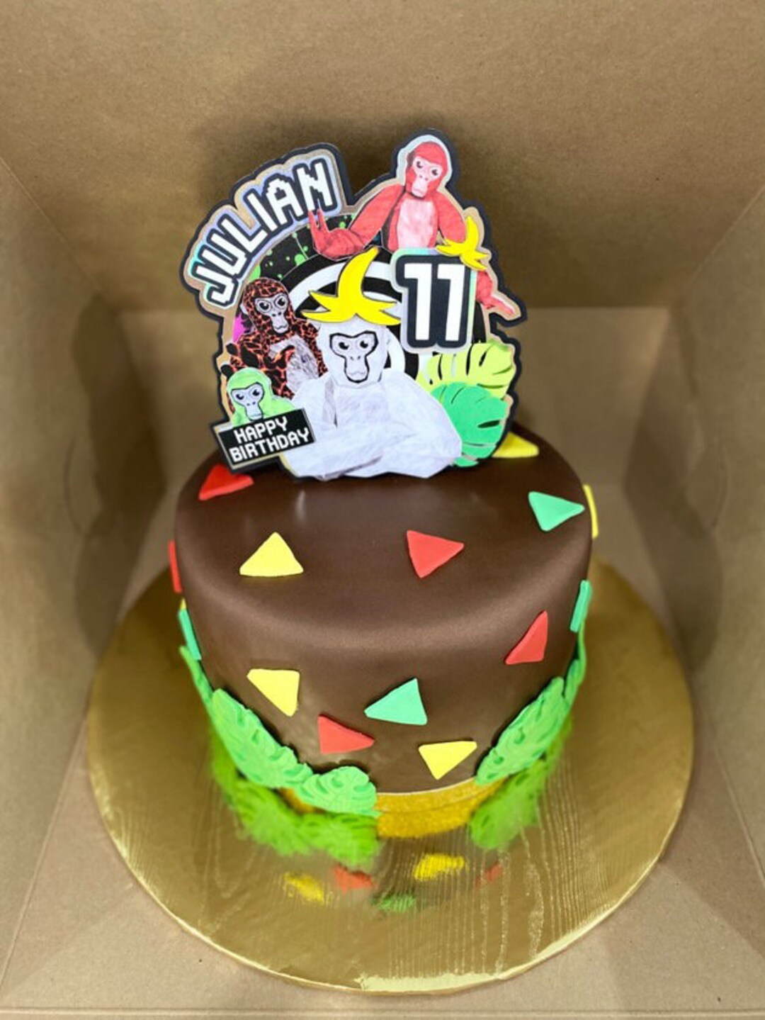 Gorilla Tag Cake Topper , Money Tag - Etsy