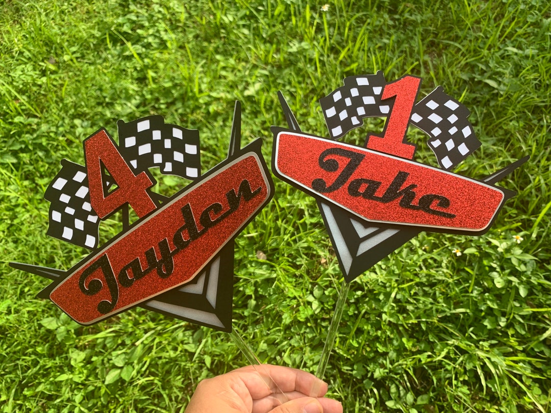 Car Themed Cake Toppers - Etsy