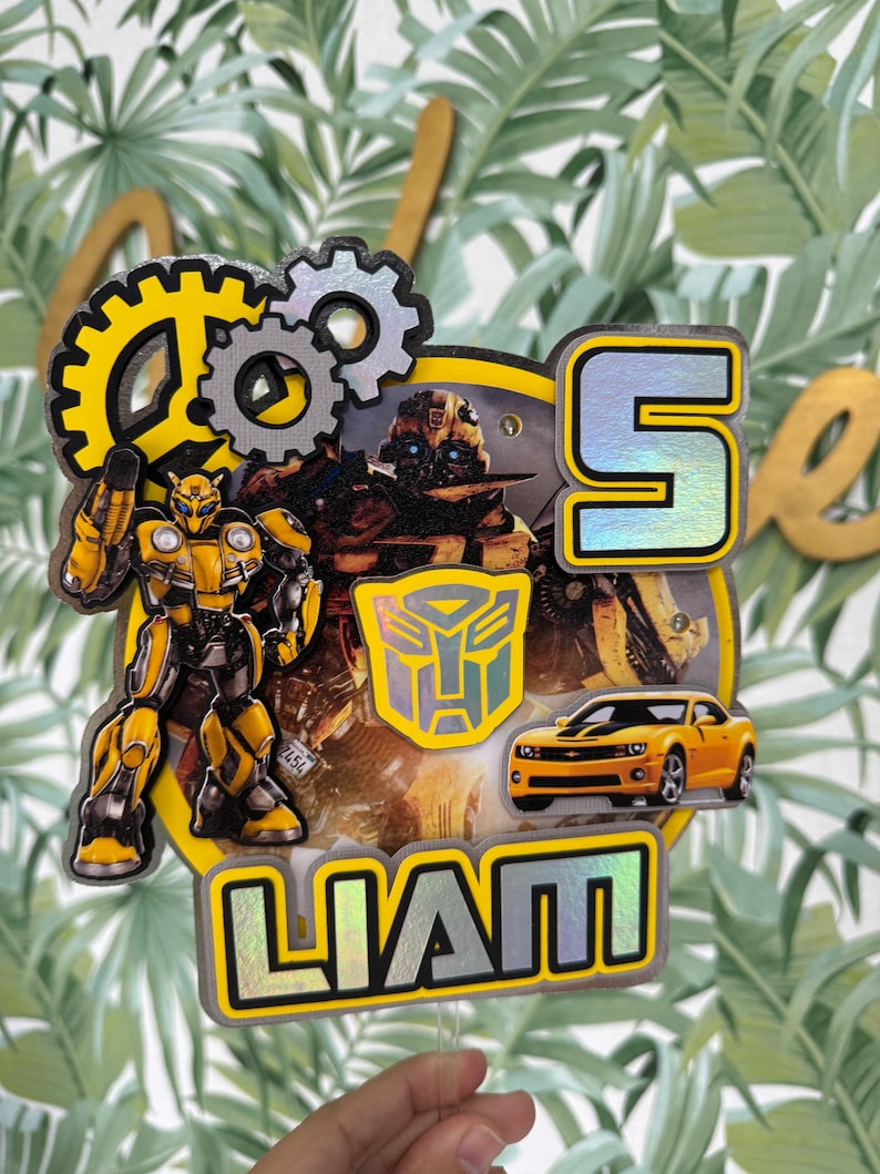 Transformers Autobots Cake Topper Bumble Bee - Etsy