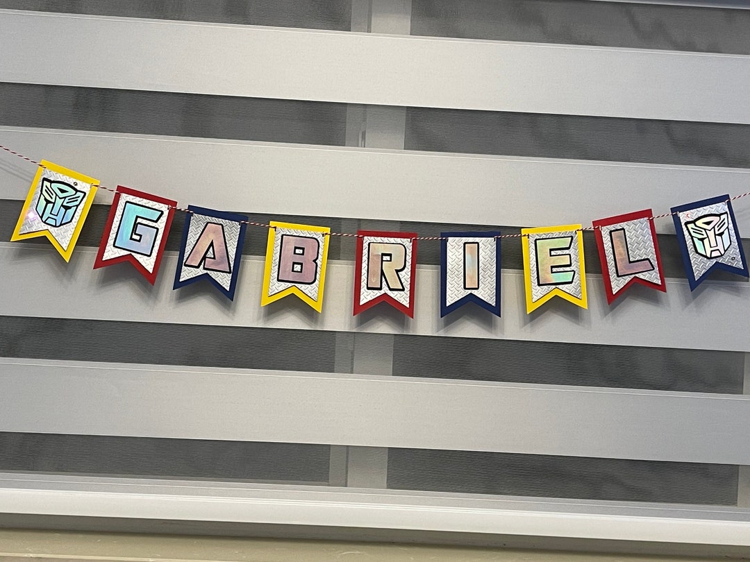 Transformers Banner - Etsy