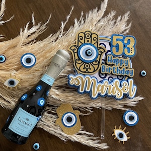 Evil Eye Cake Topper - Etsy