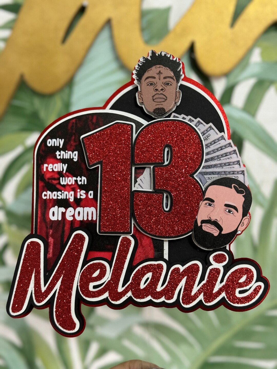 Drake and 21 Savage Cake Topper ,rap Cake Topper , Hip Hop Birthday - Etsy