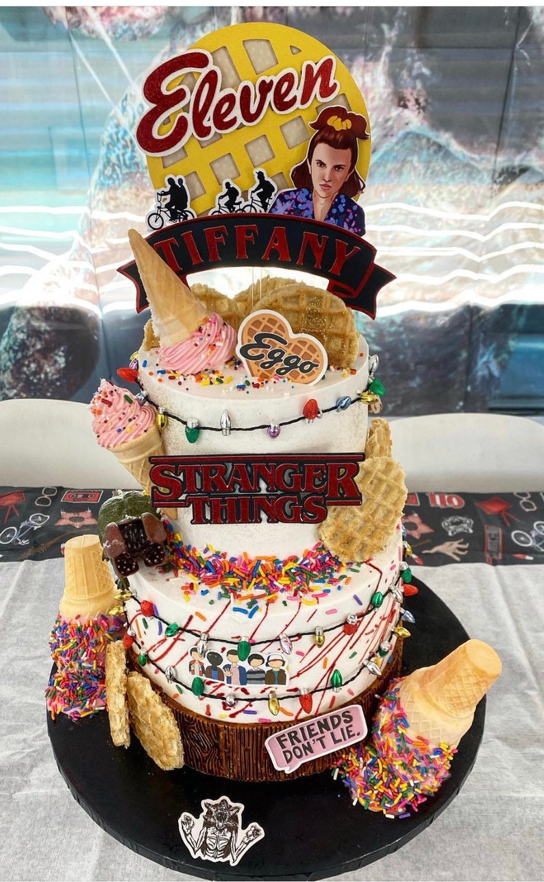 Stranger Things Cake Topper - Etsy