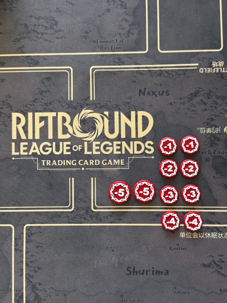 Riftbound: Fichas TCG / Todas las palabras clave e indicadores de poder ...