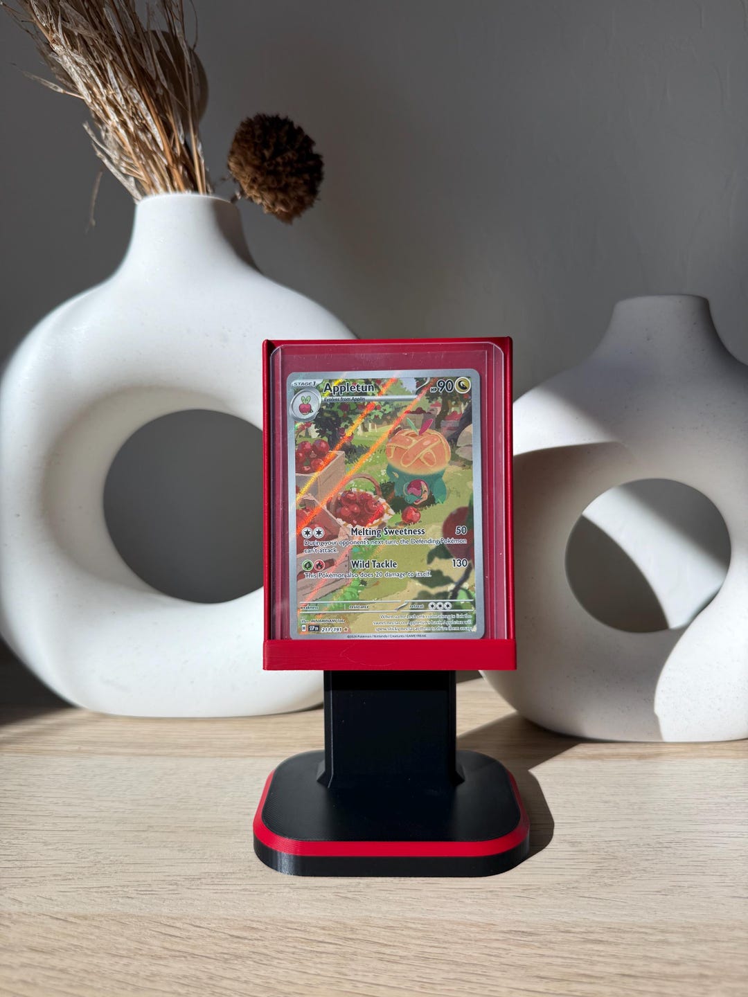 Single TCG Card Display Stand – Red & Black Edition - Etsy