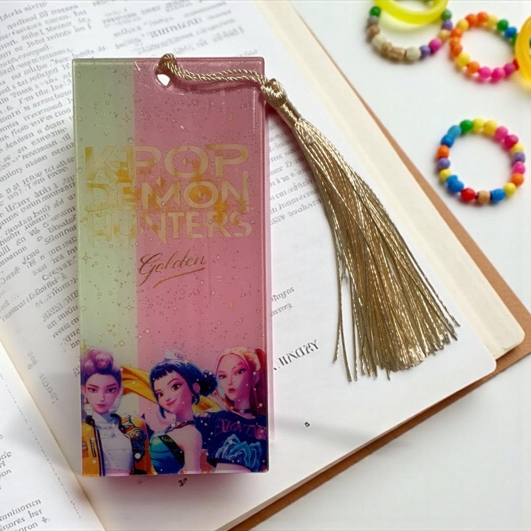 Bookmark | K-pop Saja Boys & Demon Huntrix Demon Hunters Acrylic ...