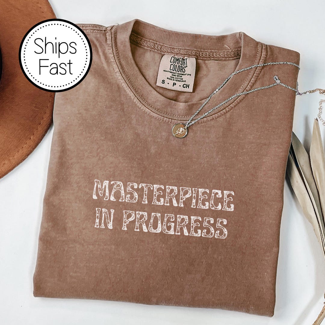 Masterpiece in Progress Christian Artist Bible Verse Tee - Etsy