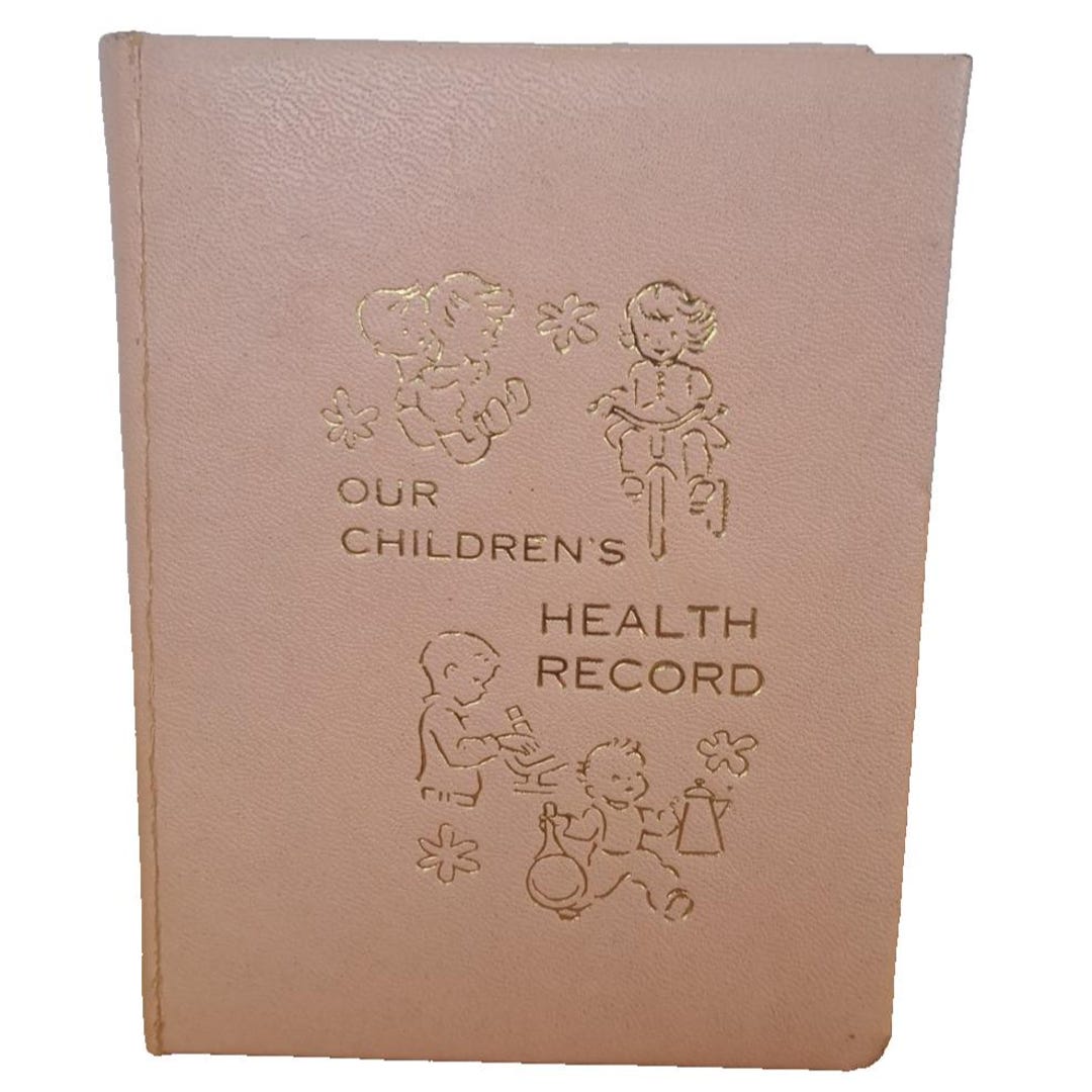 Vintage Baby or Child's Health Record Book - Etsy
