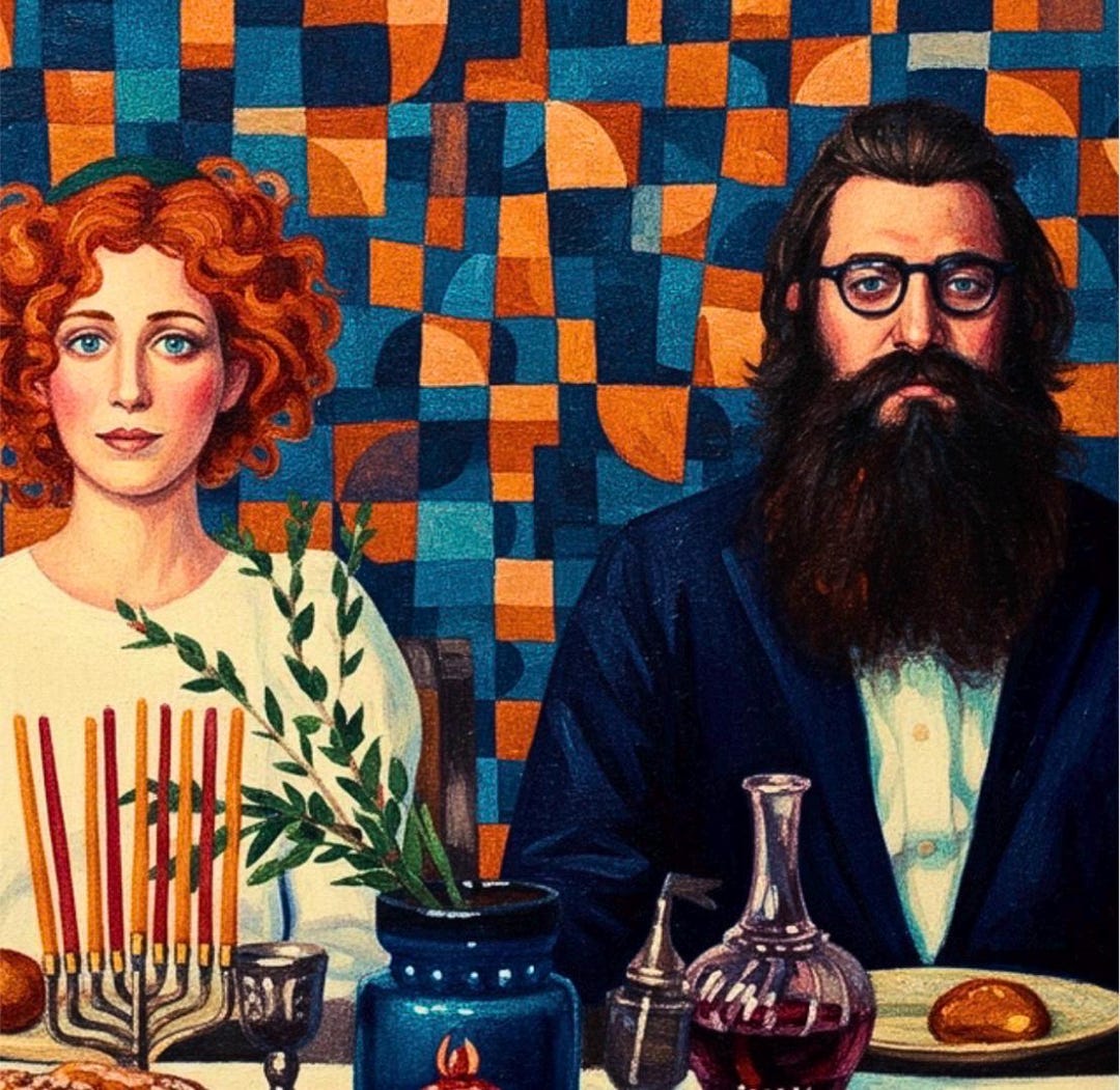 Jewish Art, “their First Passover” Wall Art Download, Seder Shabbat ...