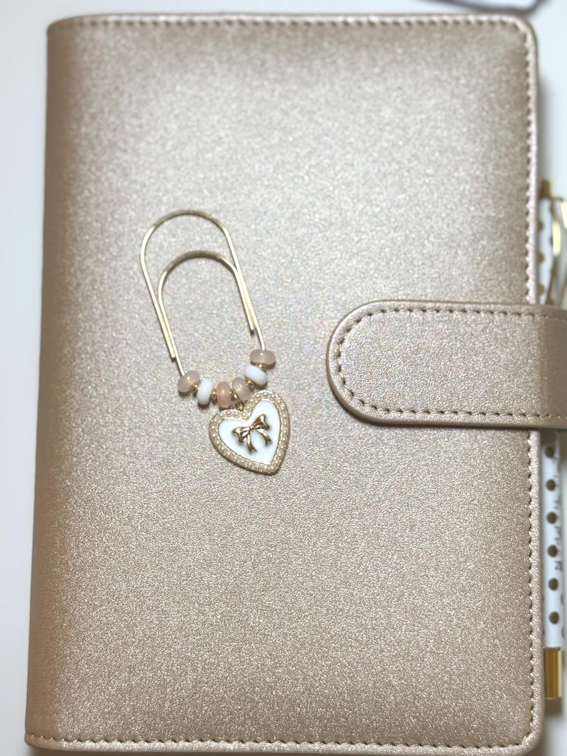 Pink Coquette Planner Set | Bow Calendar Cards, Jumbo Clip - Etsy