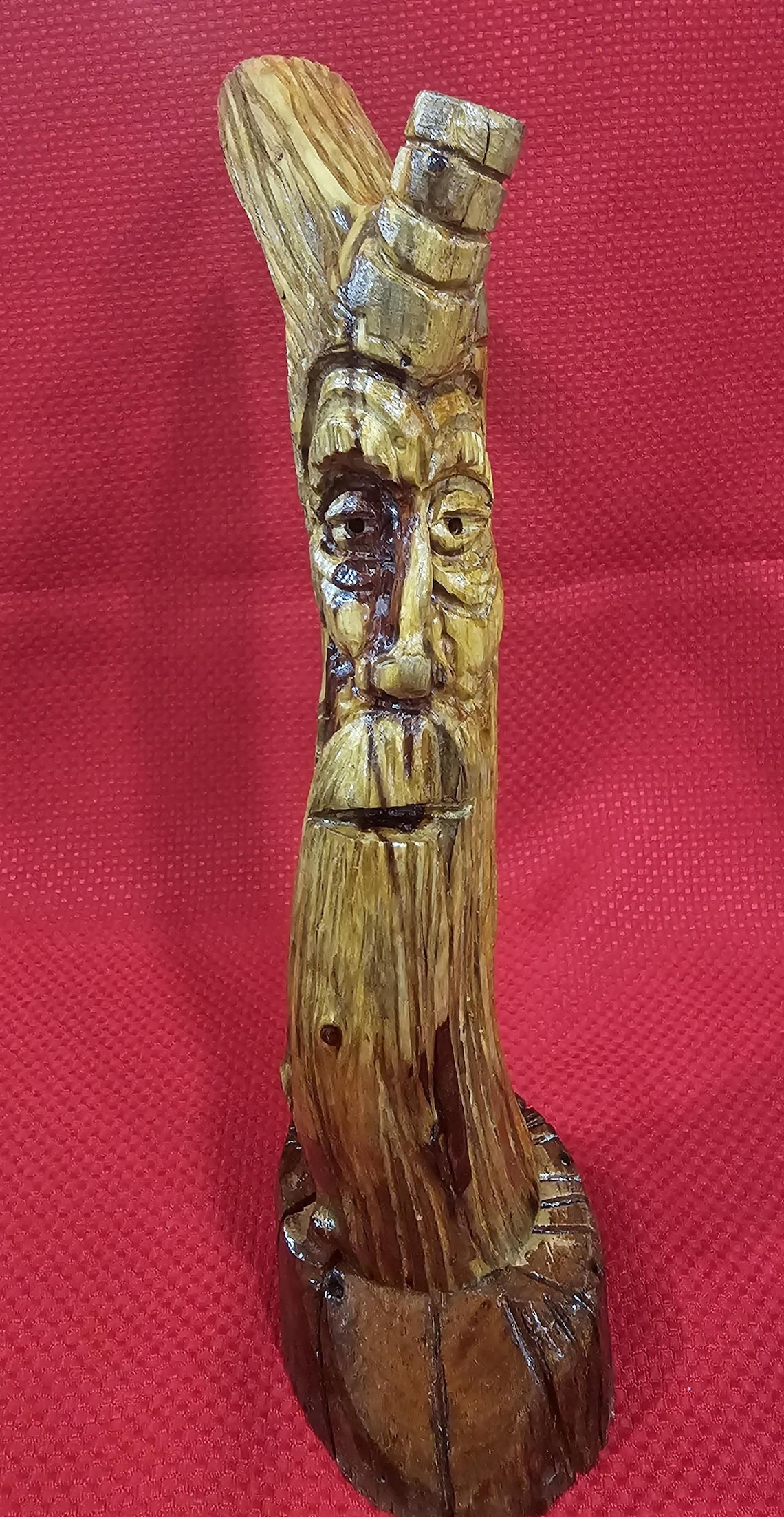 Carving, Wood Spirits Set of 4 - Etsy