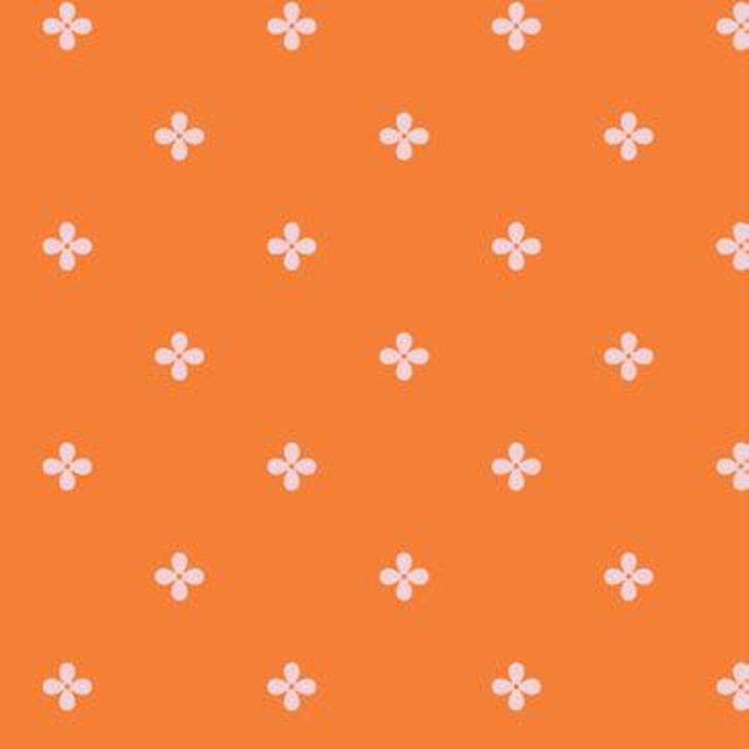 Fabulous Daisy Dots Orange - Etsy