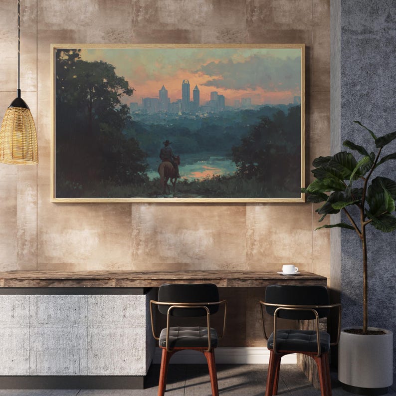 Rick Grimes Atlanta Poster – Zombie Survival Cinematic Wall Art - Etsy