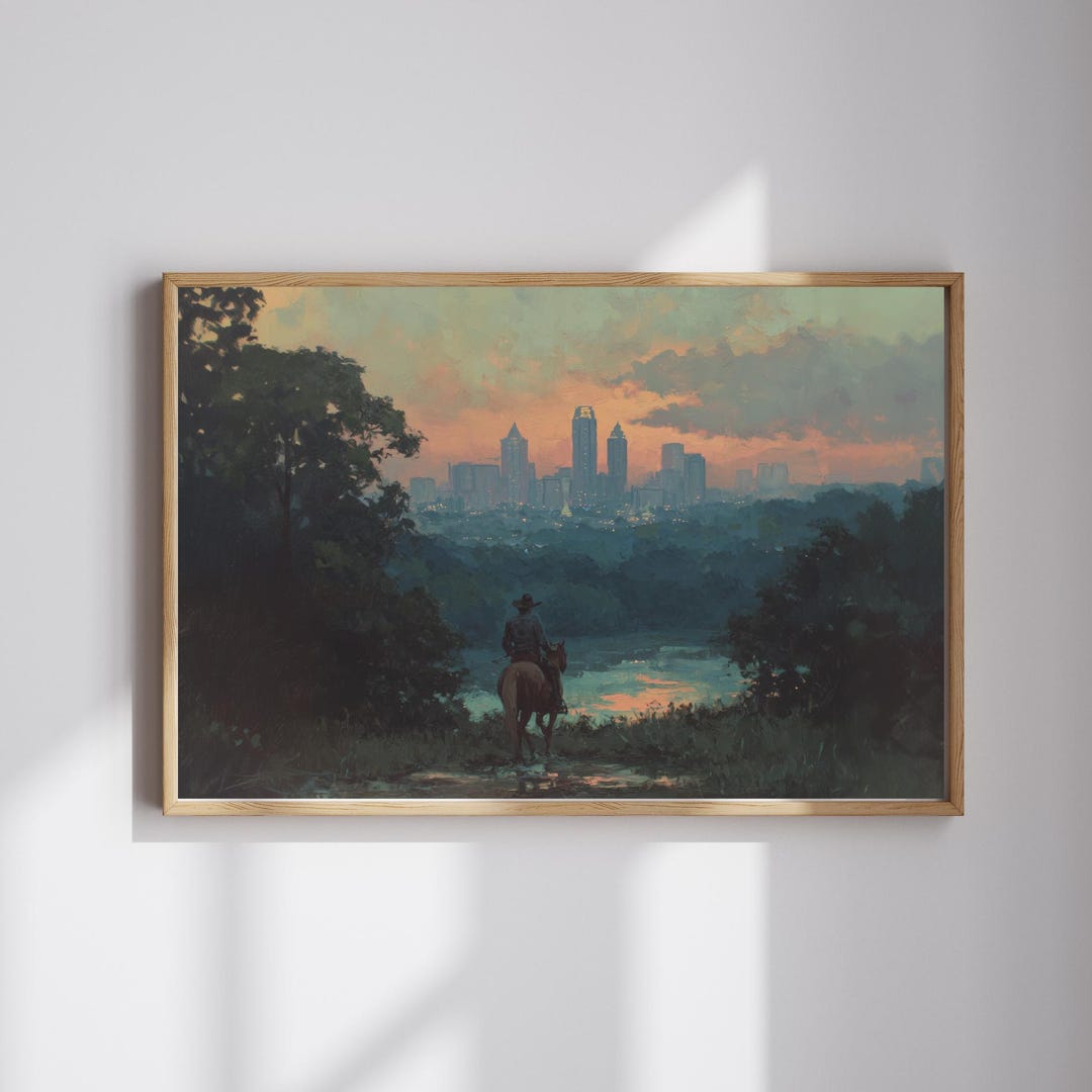 Rick’s Ride to Atlanta – the Walking Dead Inspired Digital Oil Painting ...