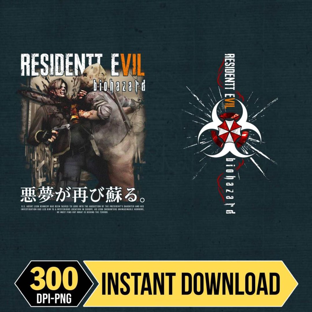 Biohazard Resident Evil PNG, Leon Kennedy PNG, Resident Evil File, Gift ...