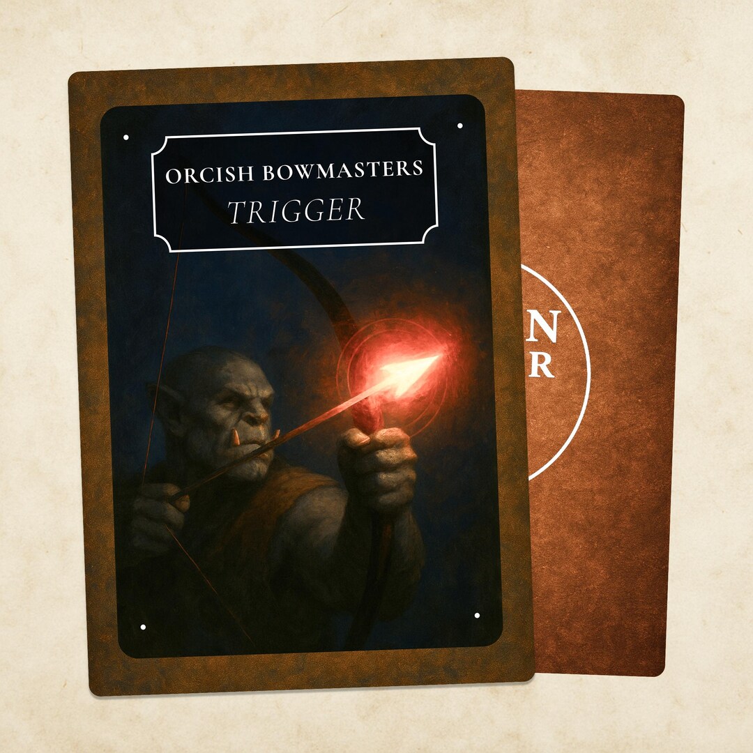 MTG Trigger Token – Orcish Bowmasters Damage & Orc Army Reminder for ...