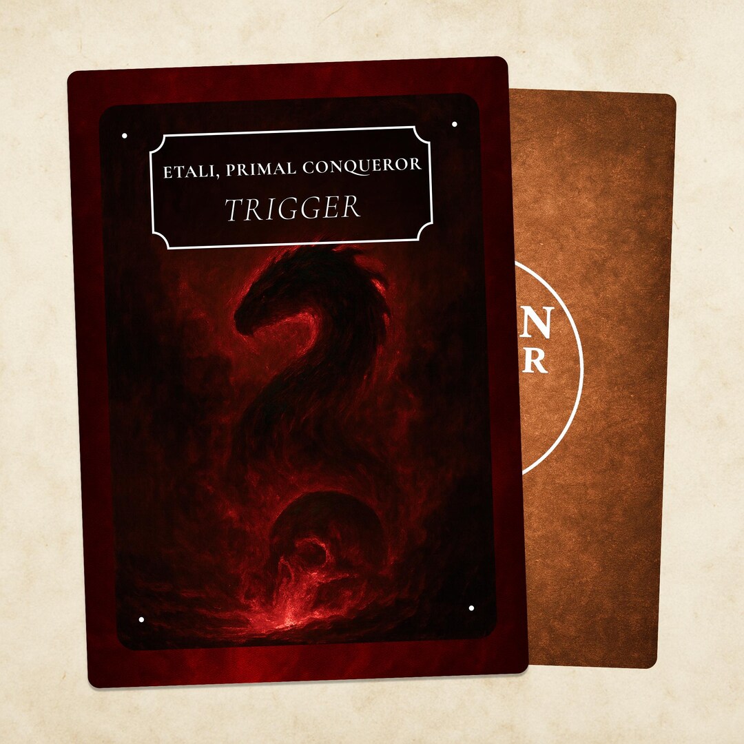 MTG Trigger Token – Etali, Primal Conqueror Cast & Transform Reminder ...