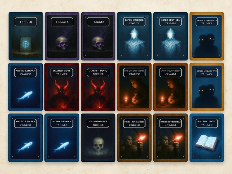 MTG Blue Farm Trigger Package 36 Cards | Tymna Kraum Rhystic Study ...