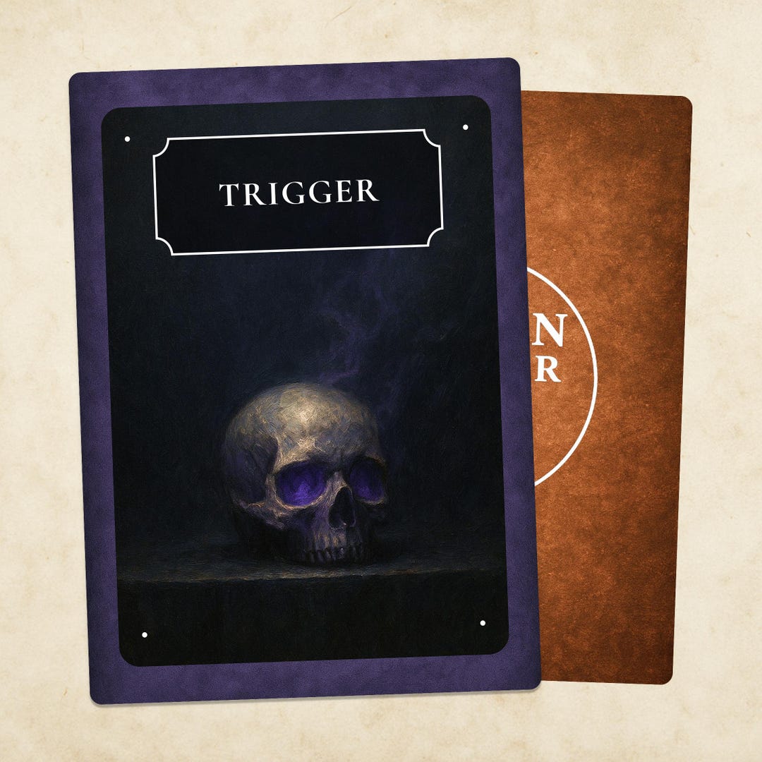 MTG Trigger Token – “dark” Reminder Card — Universal Trigger Indicator ...