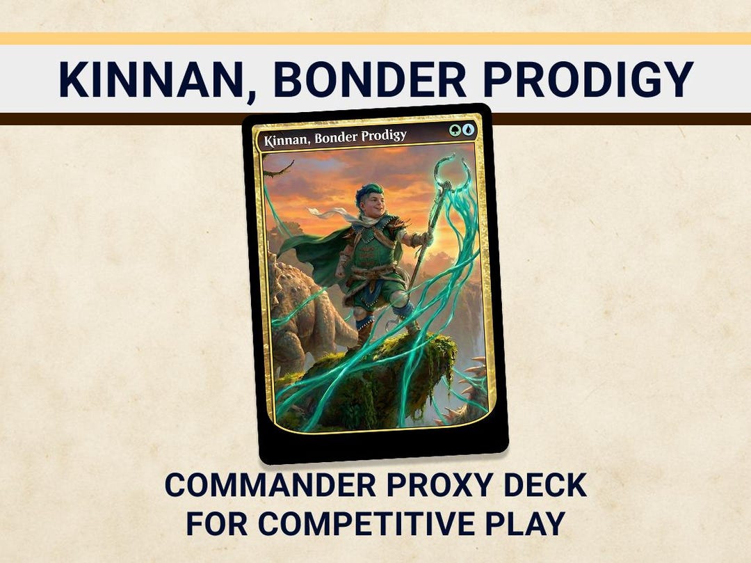 Kinnan Bonder Prodigy Cedh Proxy Deck 106+ Tournament Ready Cards for ...